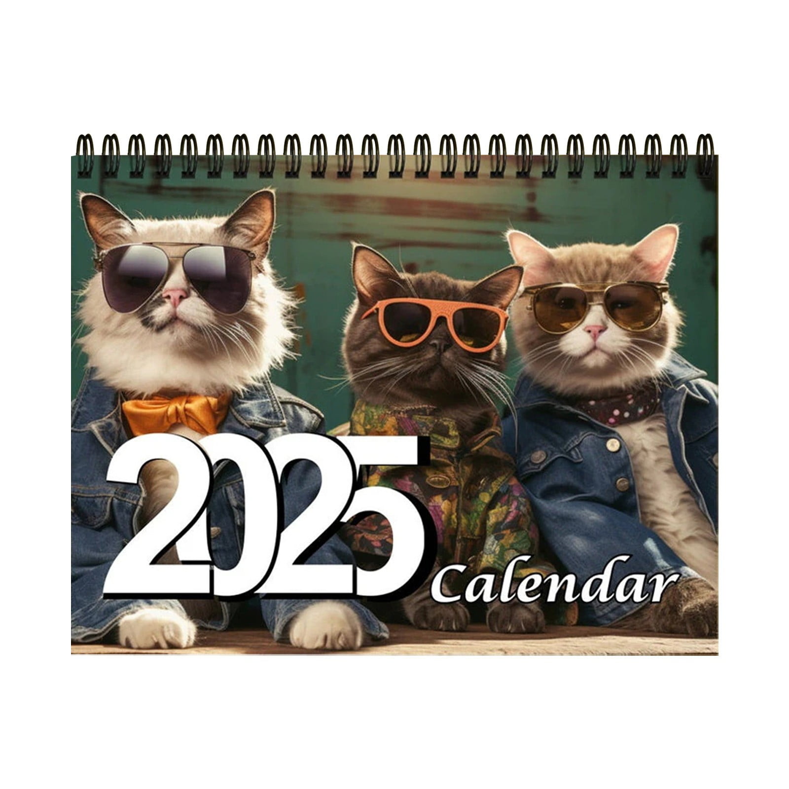 2025 Wall Calendar Calendar 2025 Wall Calendar Cat Full Page Months ...