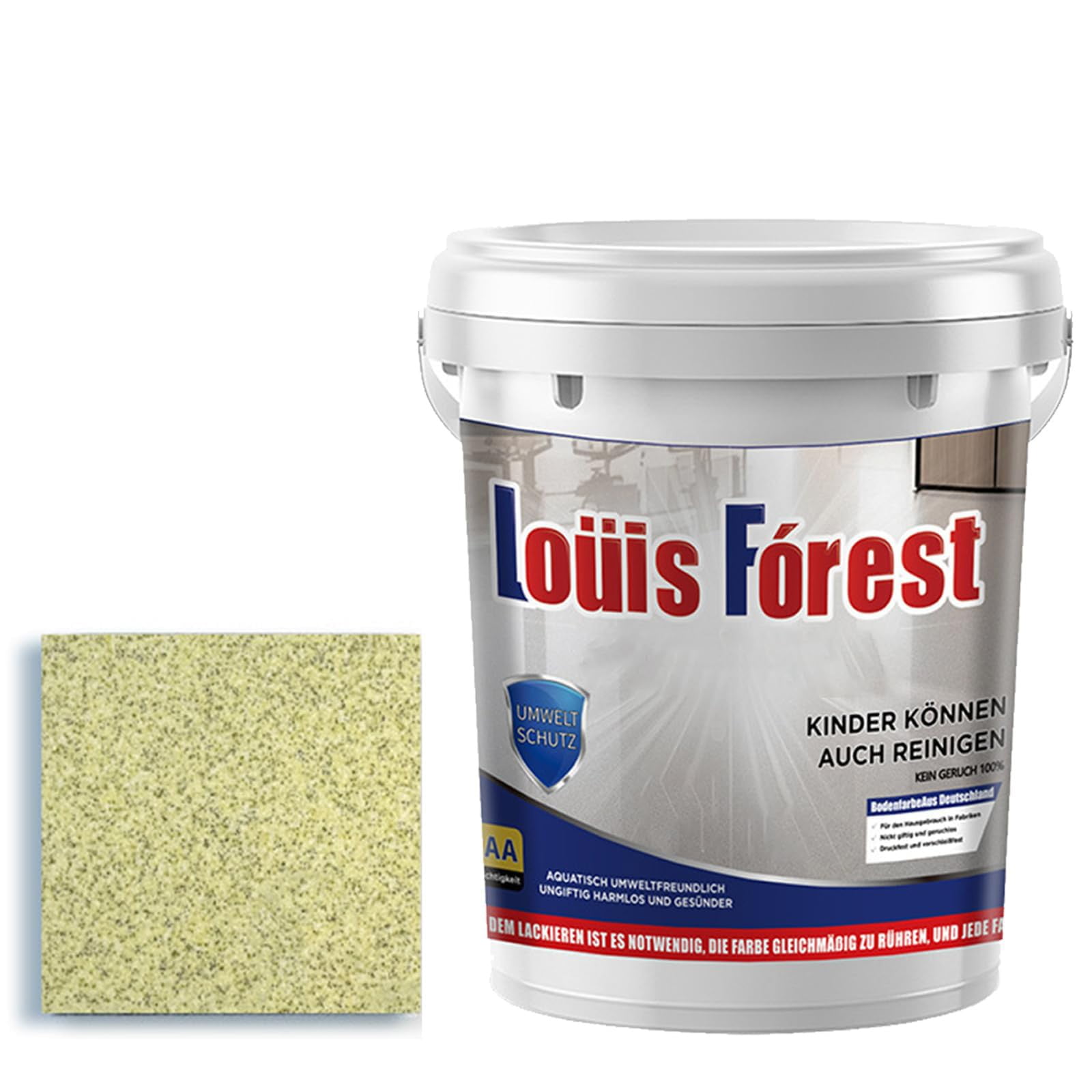 2025 Water-Based Epoxy Floor Coating Kit - Self-Leveling Colored Sand ...