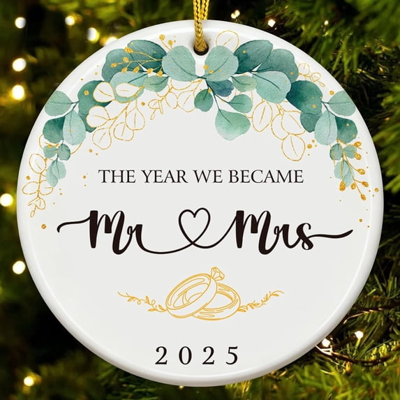 2025 Wedding Ornaments Wedding Gifts for Women Ceramic Christmas ...