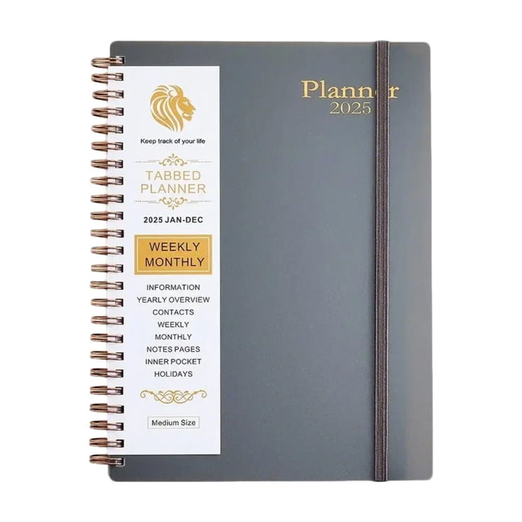 2025 Weekly Monthly Planner Academic Calendar Planner from Jan 2025-Dec ...