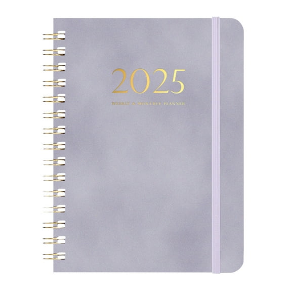 2025 Weekly Planner Diary A5 Notebook – Coil Bound, 140 GSM Thick Paper ...