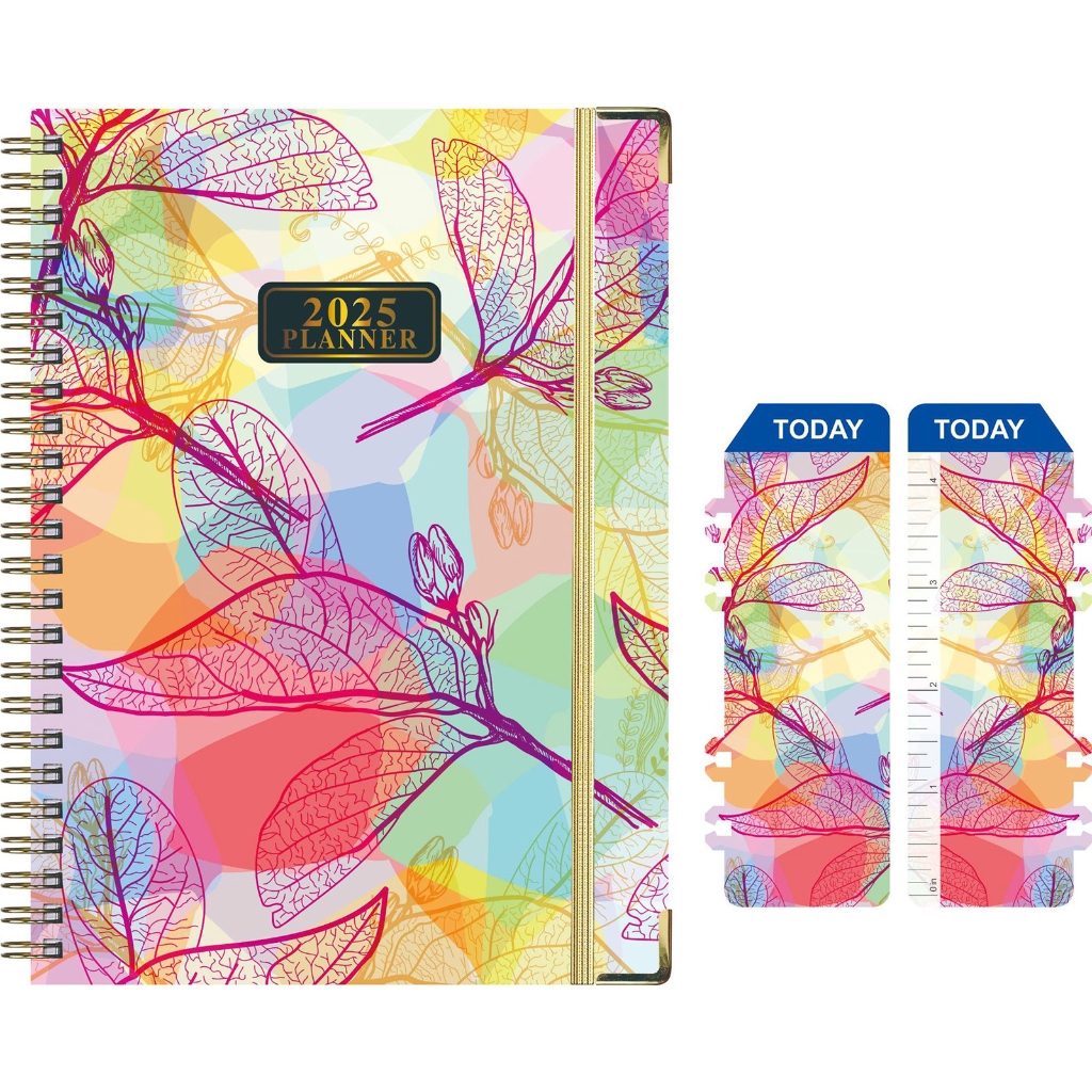 2025 Weekly Planner, Weekly Monthly Academic Planner Notebook with ...