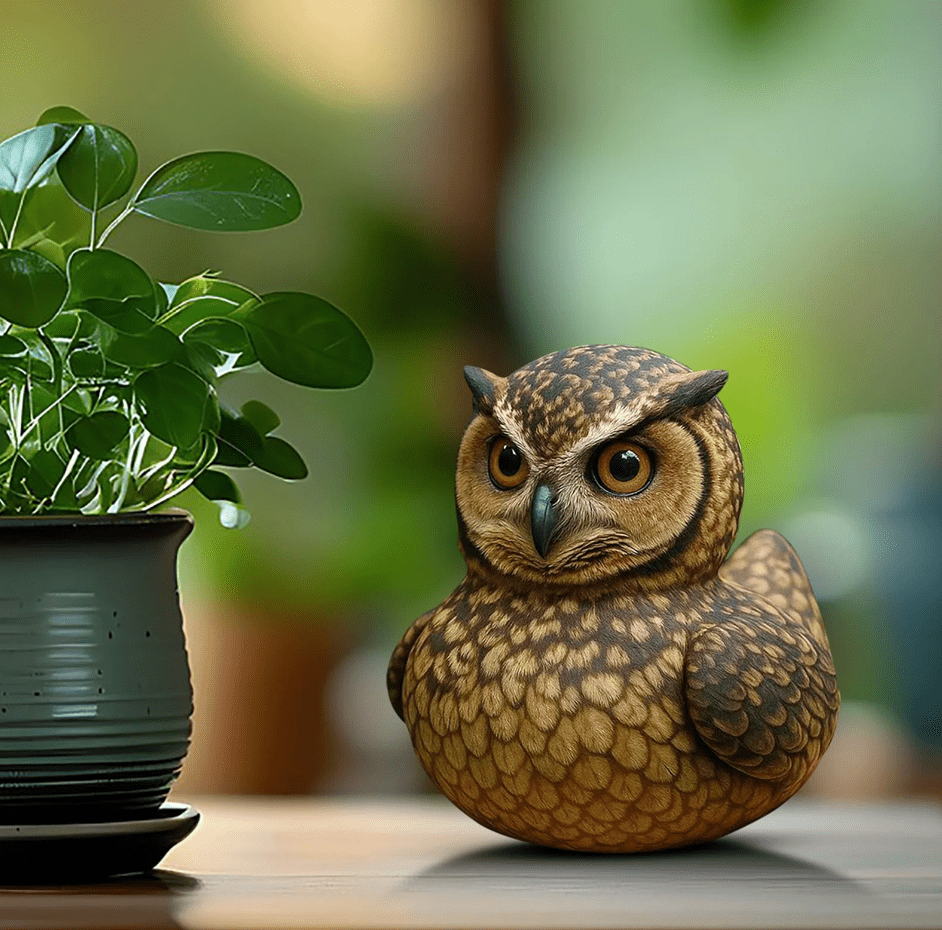 2025 Wild Animal Owl Duck Limited Edition Miniature Artwork 3.94 Inch ...