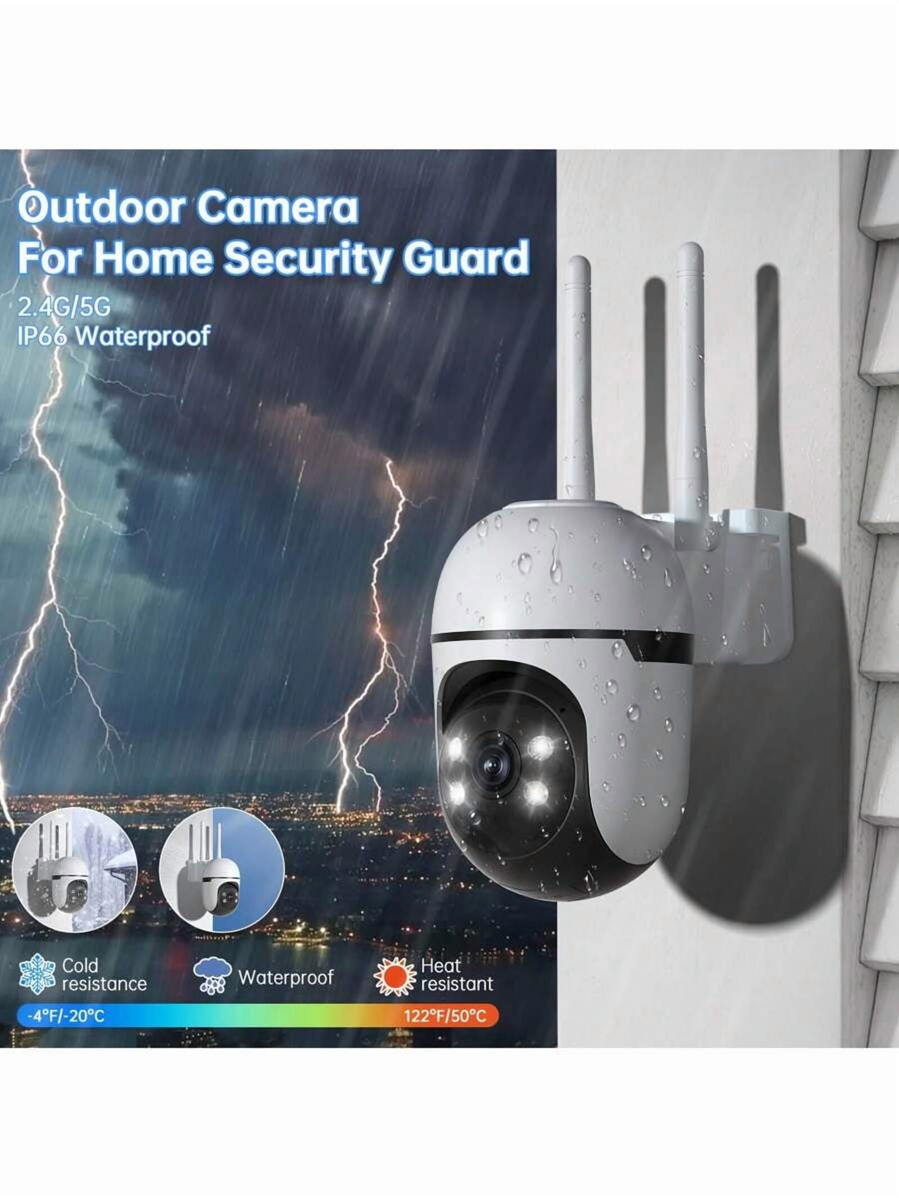 2025 Wireless PTZ Outdoor Security Camera - 360° Auto Tracking, 4MP ...