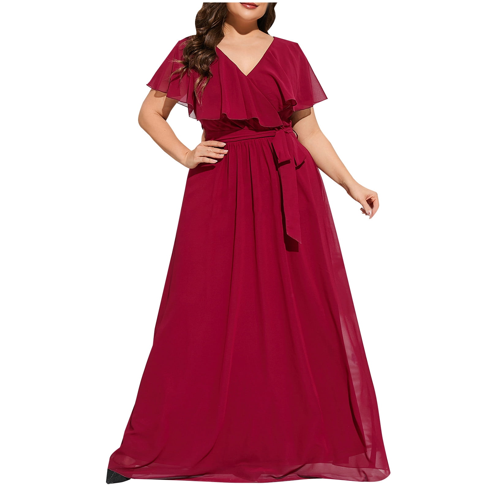 2025 Women's Elegant Lace Dresses Plus Size Formal Dress Cocktail ...