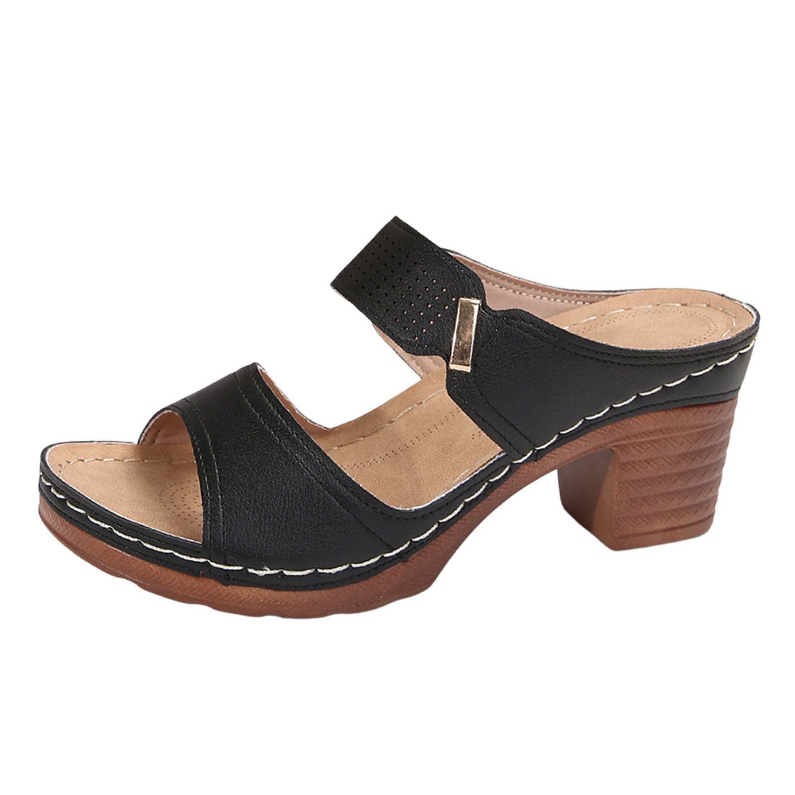 2025 Women's High Heels Fashion and Comfortable Soft soled One Step ...