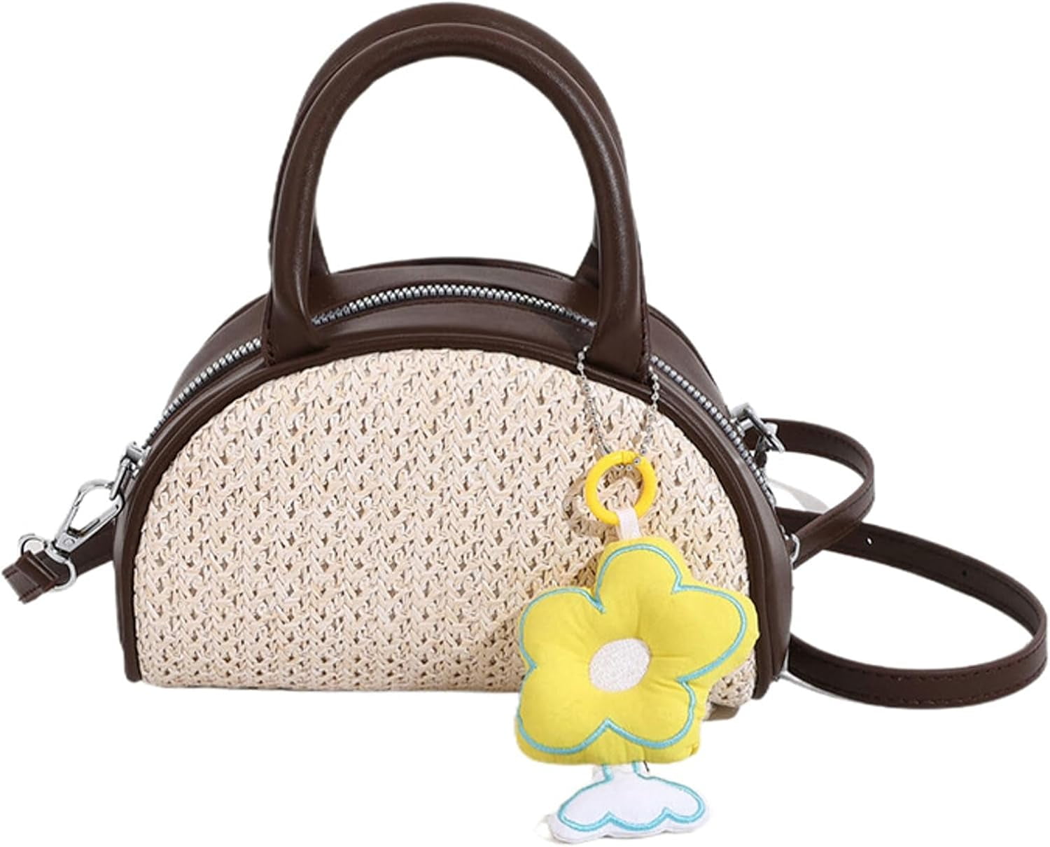 2025 Women's Mini Crossbody Straw Handbag Tote Handbag Commuter Tote ...