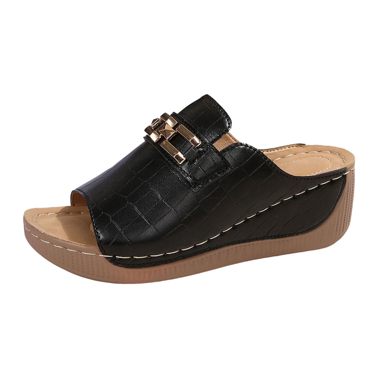 2025 Womens Sandals For Summer Comfortable Trendy Wedge Platform Arch ...