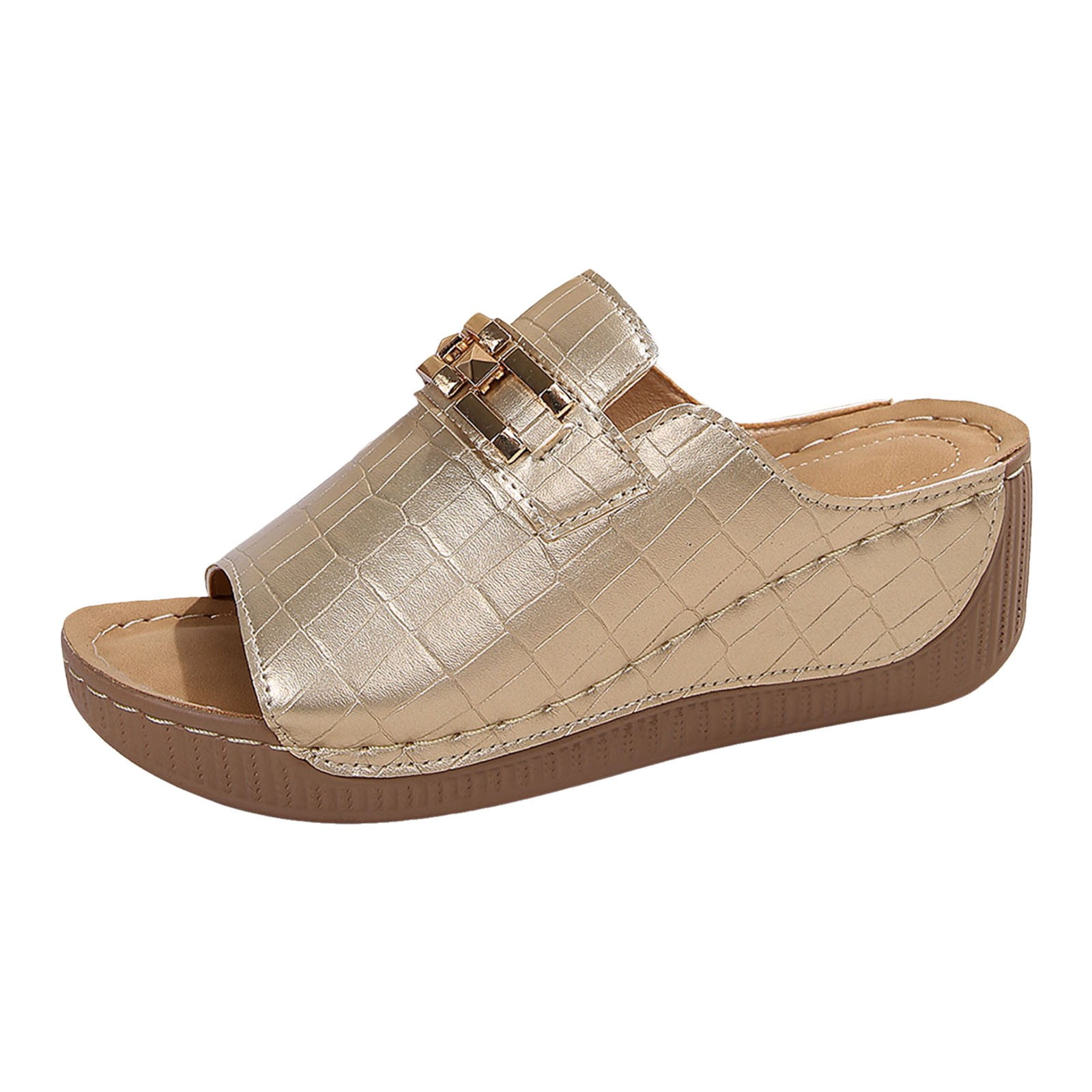 2025 Womens Sandals For Summer Comfortable Trendy Wedge Platform Arch ...