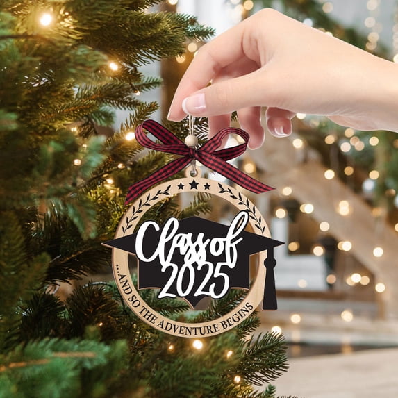 2025 Wood Graduation Hanging Pendant Decorations for Son and Daughter ...