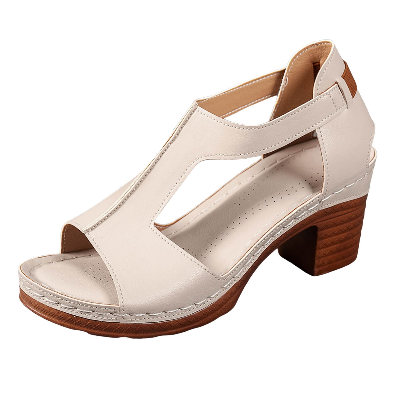 2025 Work Sandals Women Platform Wedge Summer Comfortable Ankle Strap ...