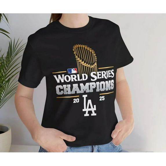 2025 World Series Dodgers Champions T-Shirt, Sizes S-5XL - Walmart.com
