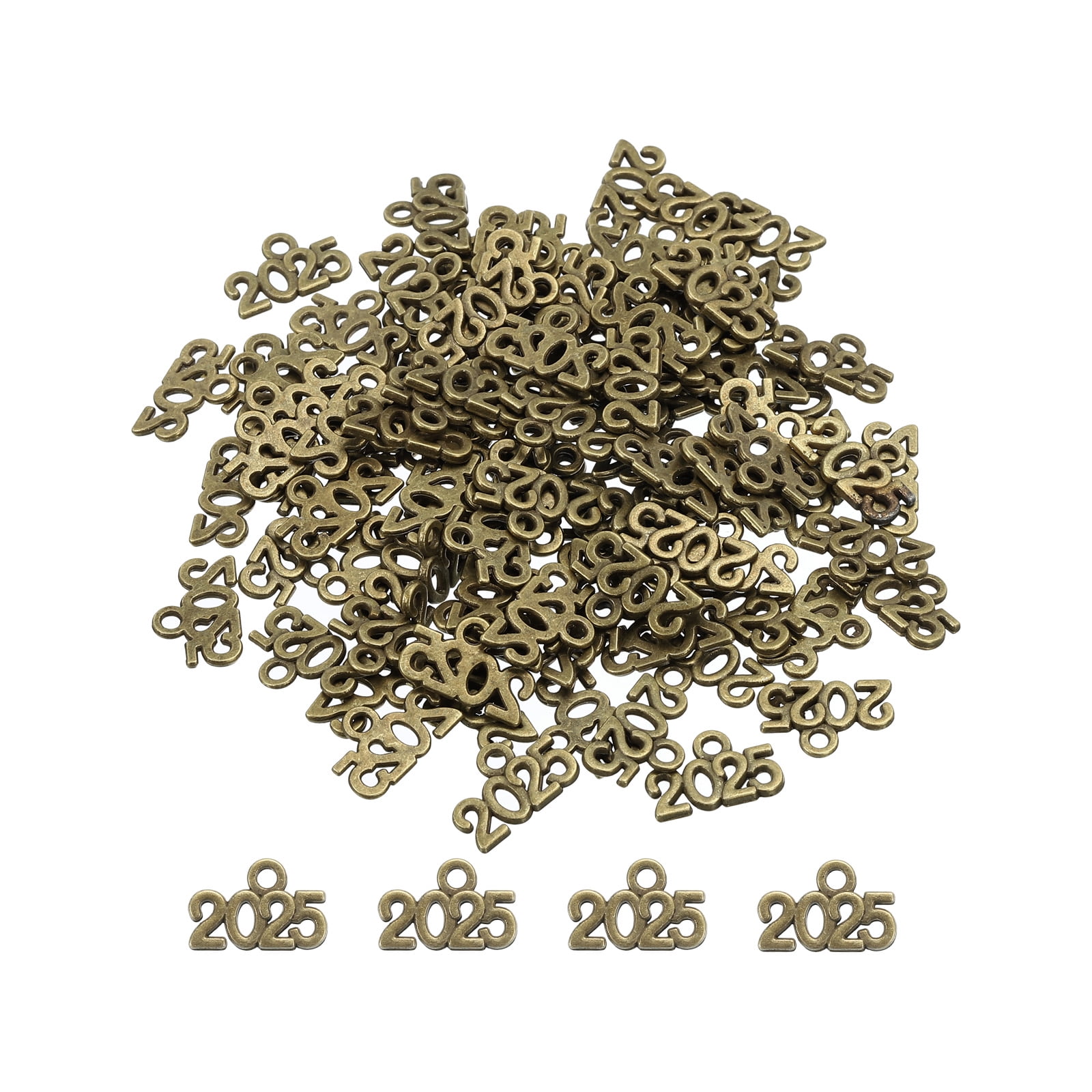 2025 Year Number Charm Graduation Year Charm Bronze for Tassel, DIY ...