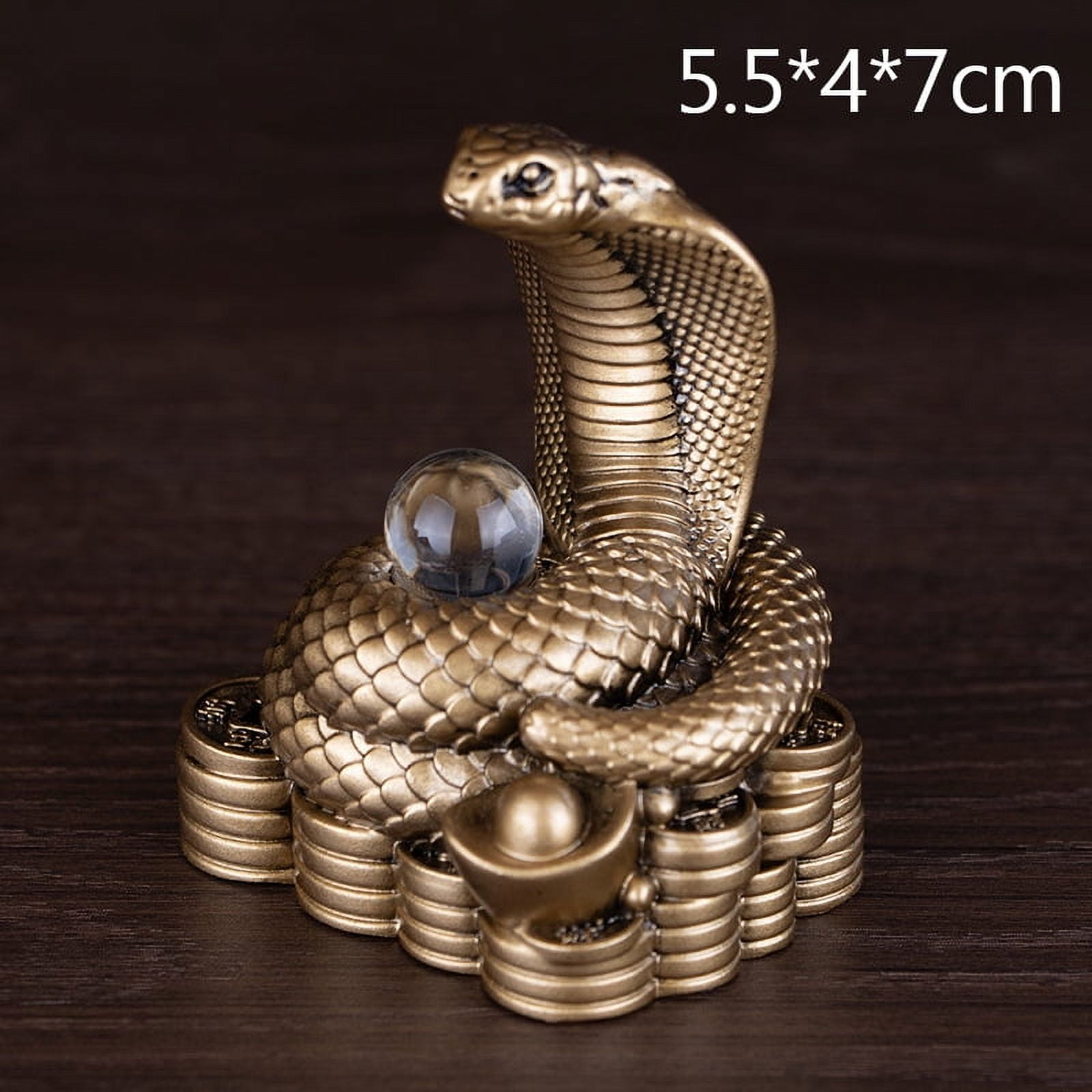 2025 Year Of The Snake Figurine Simulation Snakes Ornaments Animal ...