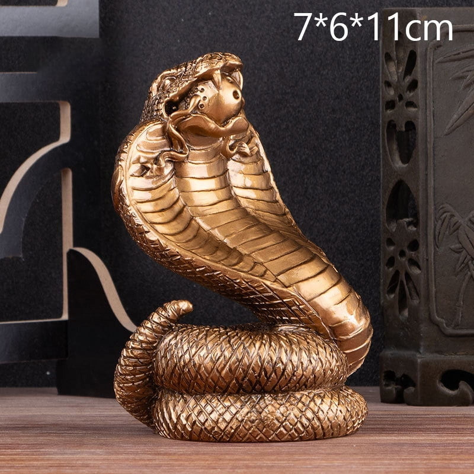 2025 Year Of The Snake Figurine Simulation Snakes Ornaments Animal ...