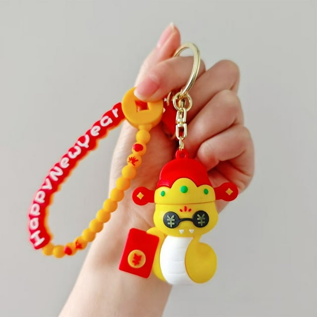 2025 Year Of The Snake Keychain New Year Gift China Snake Doll Cute ...