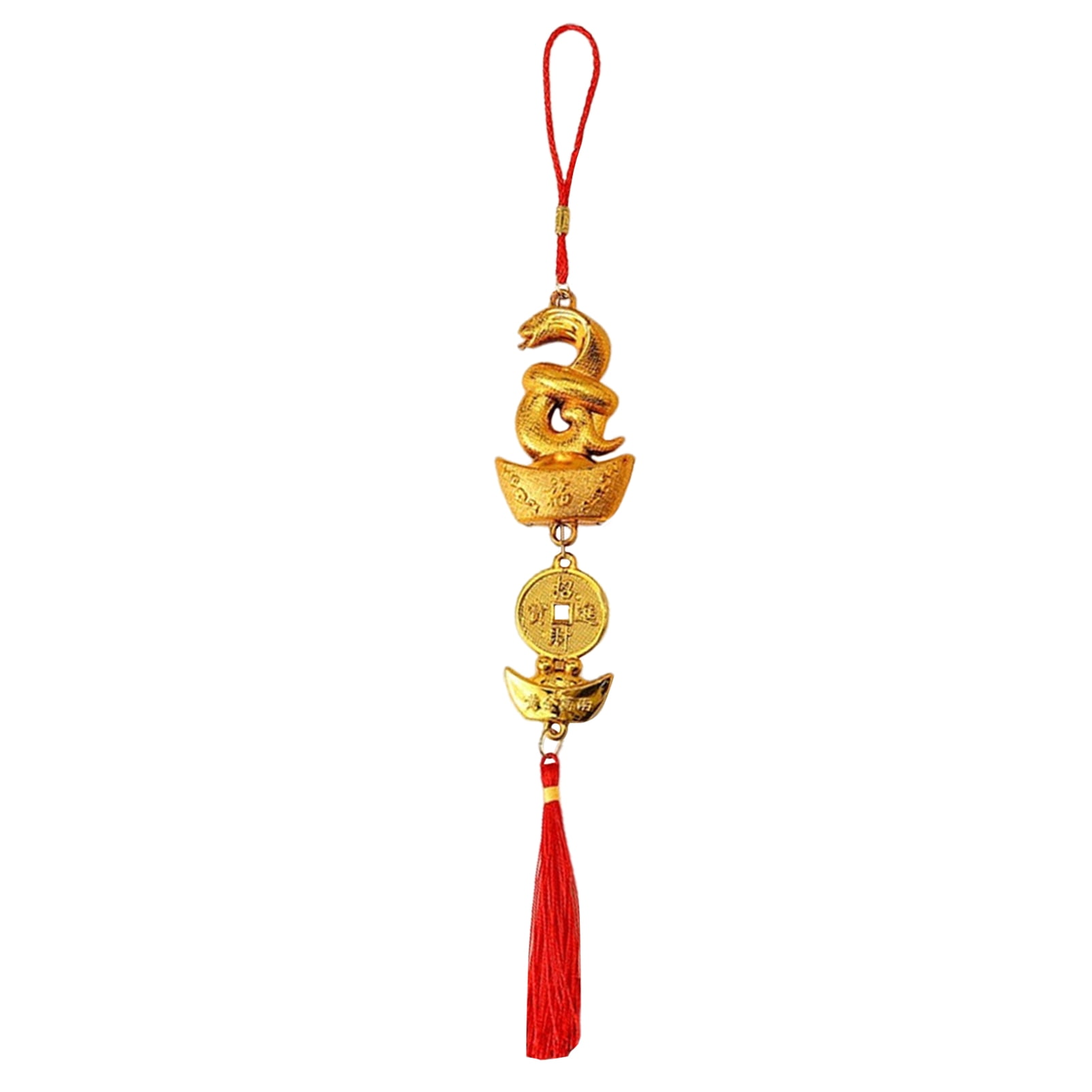 2025 Year of The Snake Pendant,Dangling Snake Amulet Statue Luck Charm ...