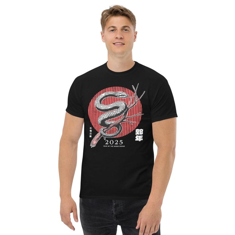 2025 Year of the Wood Snake Unisex Shirt – Chinese Zodiac Snake Tee ...