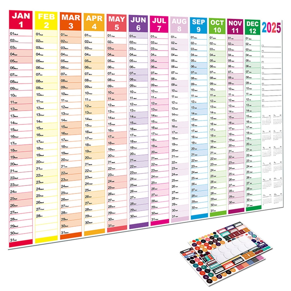 2025 Yearly Planner Calendar Family Home Planner Calender 2025 Full ...