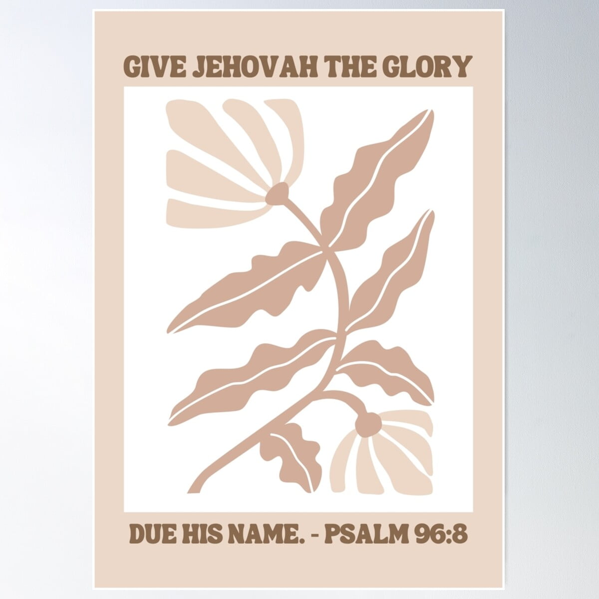 2025 Yeartext Jw Poster Wall Art, Modern Wall Decor For Living Room ...