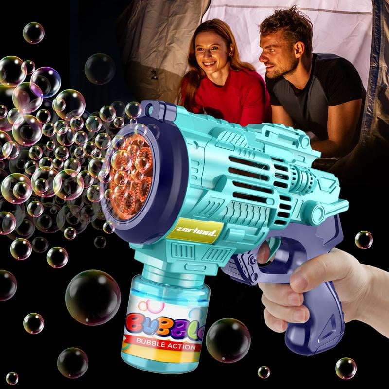 2025 Zerhunt Upgrade Bubble Gun, Automatic Bubble Machine for Backyard Outdoorfun Activities ...