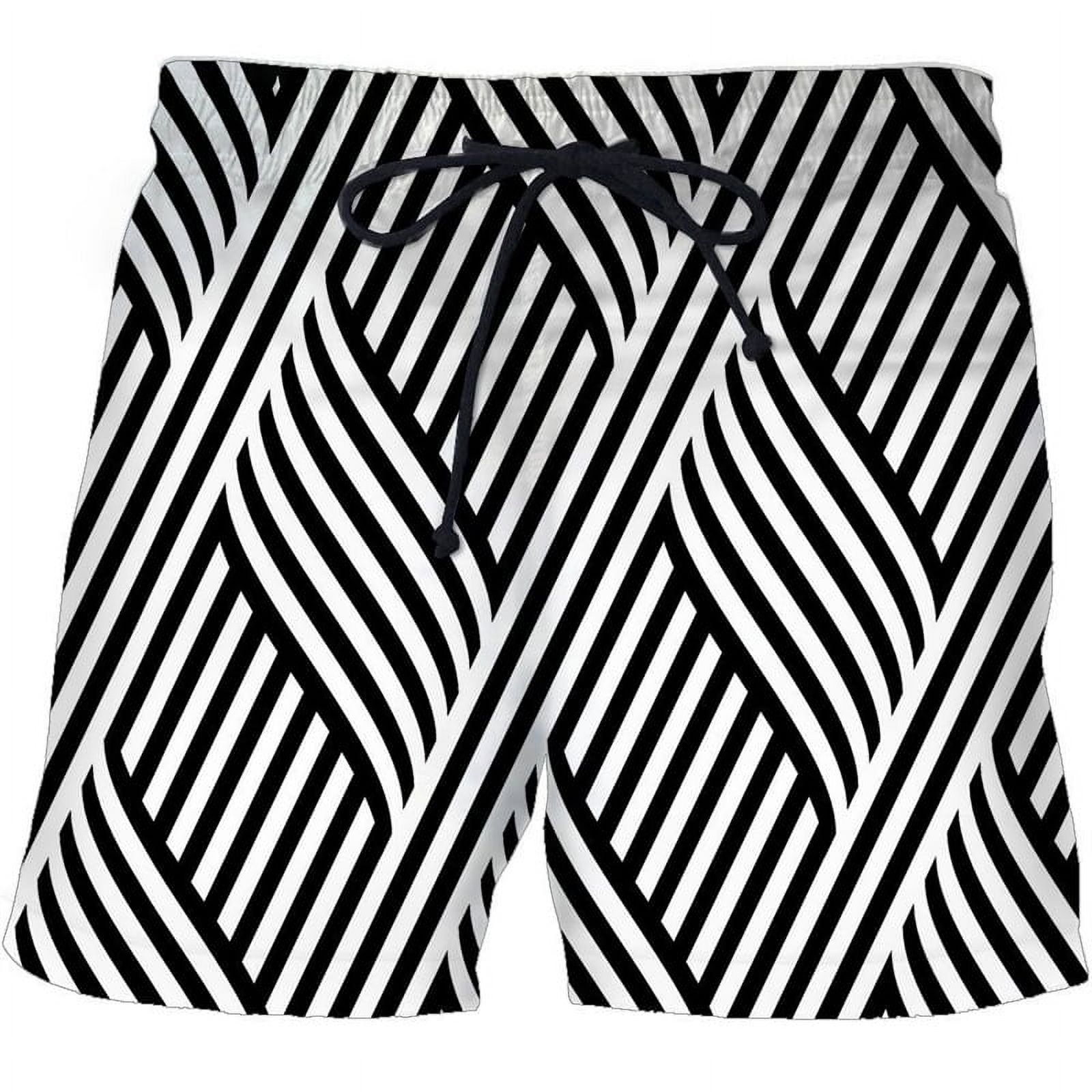 2025 distinctive 3D Print Short Pants Men Comforts Casual Swimming ...