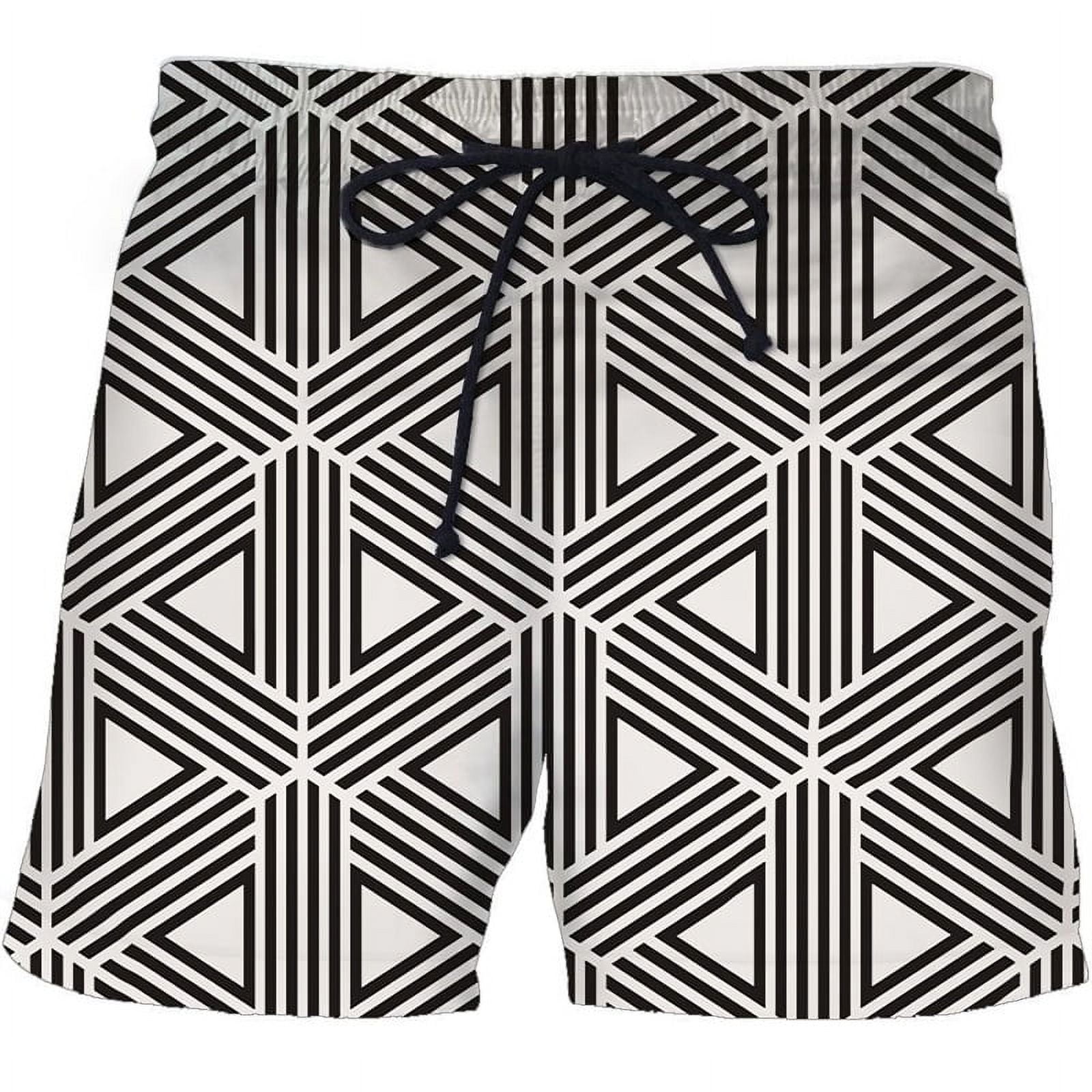 2025 distinctive 3D Print Short Pants Men Comforts Casual Swimming ...