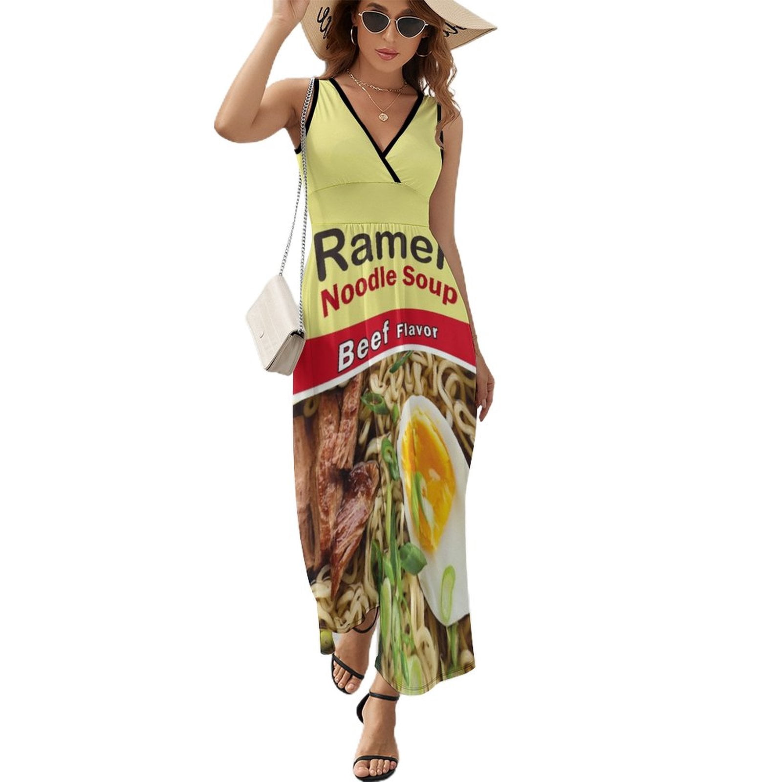 2025 dresses long women dress luxury Dress Sleeveless Life Is Noodles ...