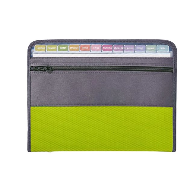 2025 folders-3 Layer A4 Accordion Bag Double Zipper Folder Information ...