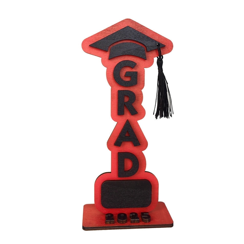 2025 graduation table decorations, wooden personalized class of 2025 ...