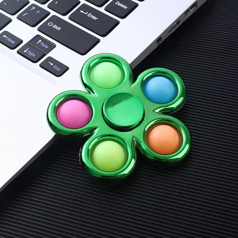 2025 latest 5-Piece Pop Fidget Spinner Set – Bulk Sensory Toys for ...