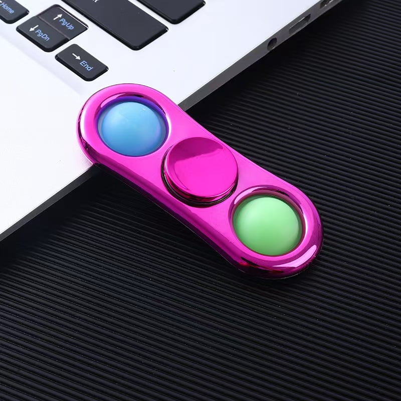 2025 latest 5-Piece Pop Fidget Spinner Set – Bulk Sensory Toys for Kids ...