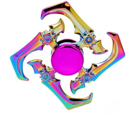 2025 latest 5 piece set Fast-Spinning Plastic Fidget Spinners – Fun ...