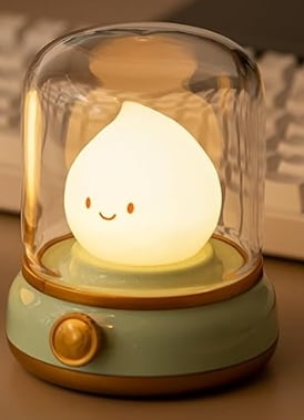 2025 latest Adorable Chibi Flame Lamp - Anime Night Light, Retro ...