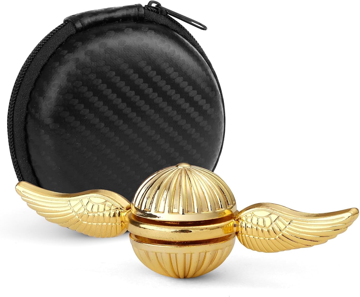 2025 latest Brass Tri-Spinner Fidget Orb – Golden Hand Spinner for ...