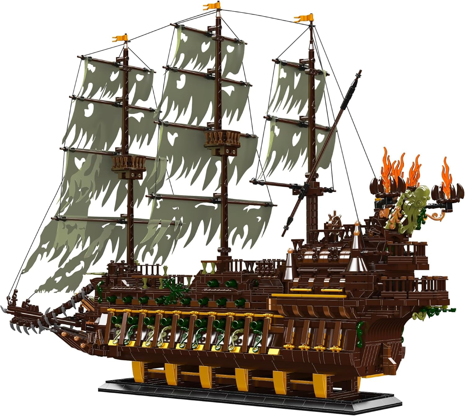 2025 latest Ghost Ship Flying Dutchman Building Blocks Set – Large ...