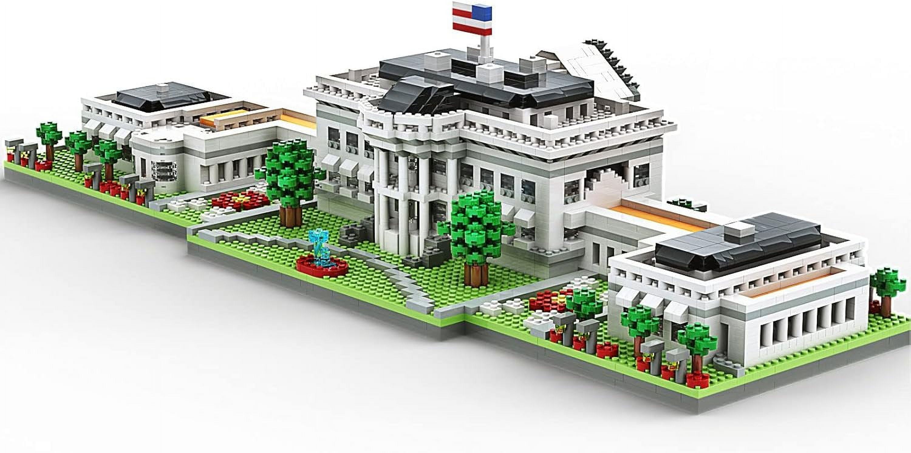 2025 latest Micro Mini Blocks: White House Famous Landmark Building Set ...