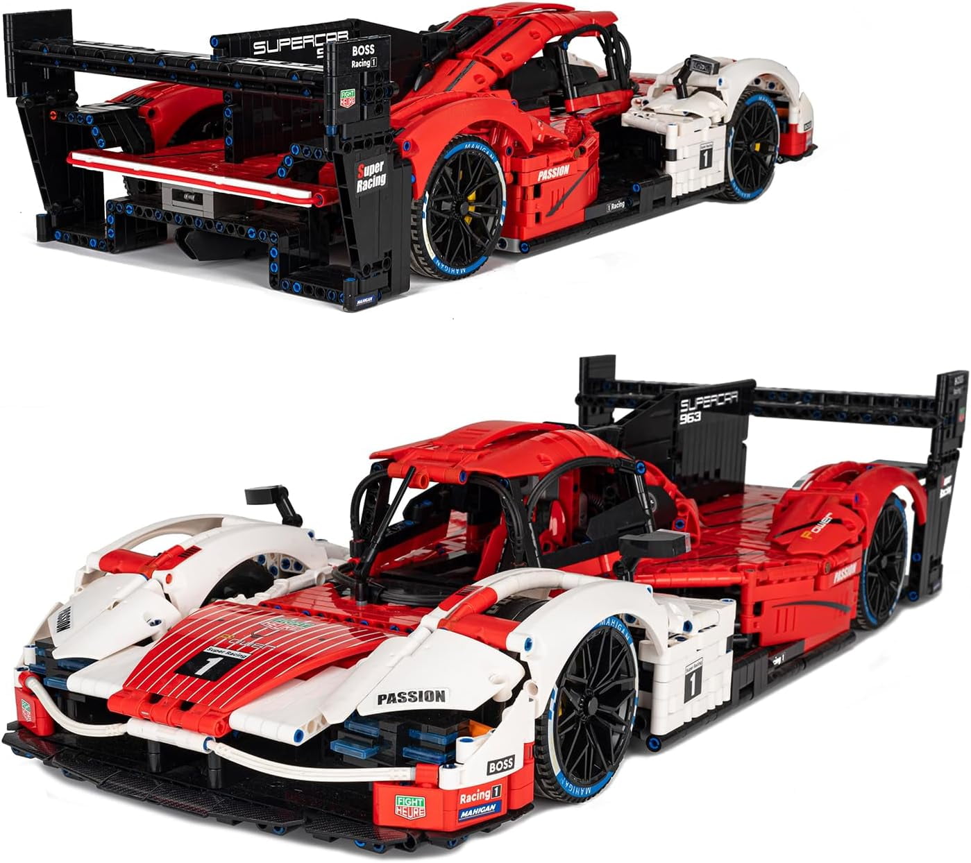 2025 latest Pro 963 Technic Car Model Building Kit – 1:8 Scale Race ...