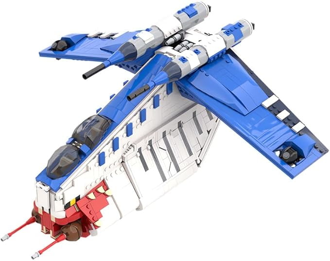 2025 latest Space Wars Building Blocks - Gunship Adventure Set (1630 ...