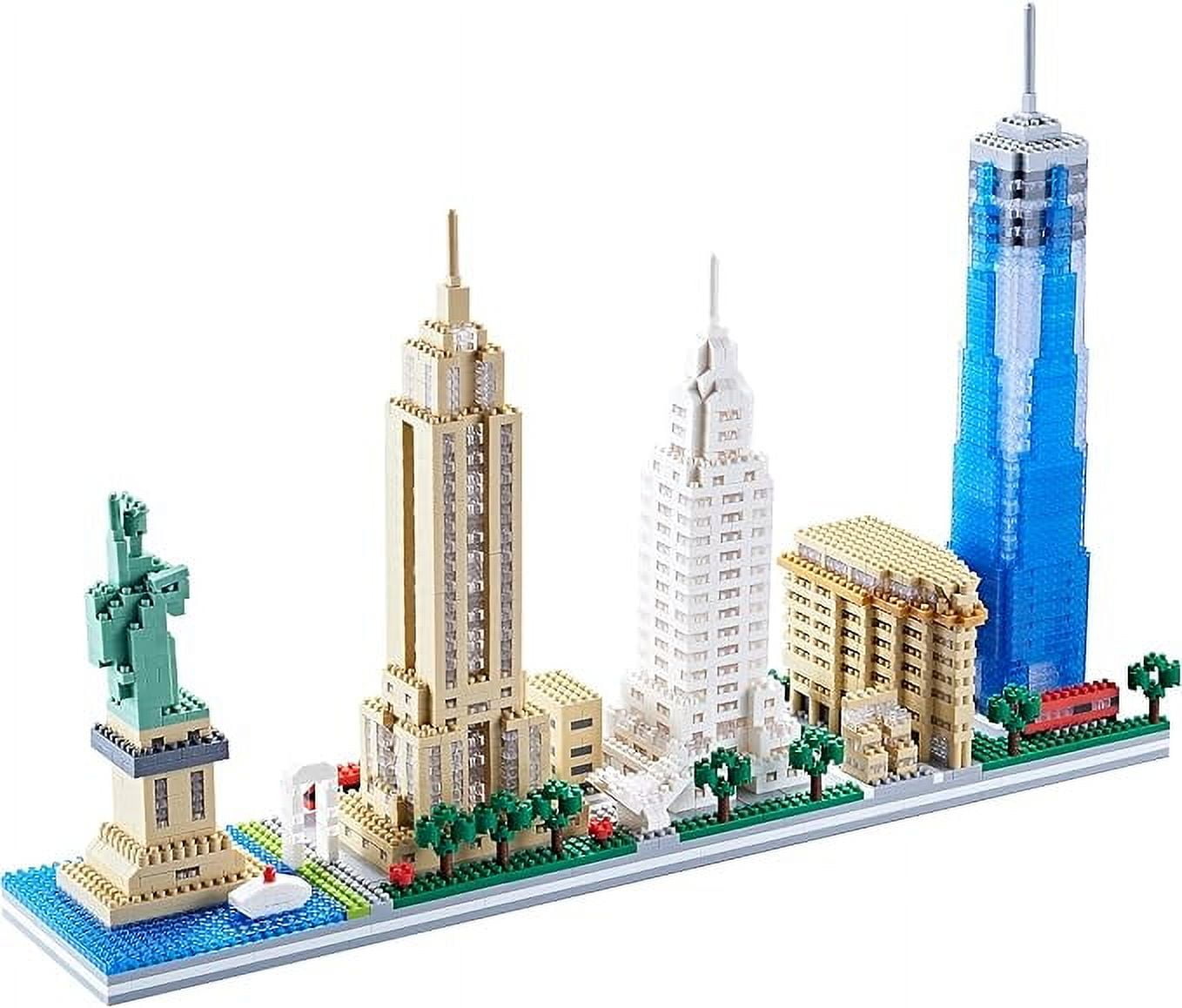 2025 latest York Skyline Architecture Model Kit – 3452-Piece Micro Mini ...
