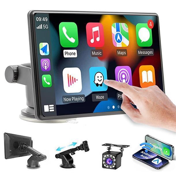 2025 latest portable car-mounted Carplay screen, 7-inch touch screen ...