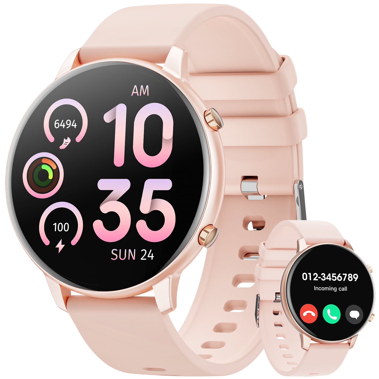 Smart Watch for Women, 1.39" Fitness Tracker with Bluetooth Calls ...