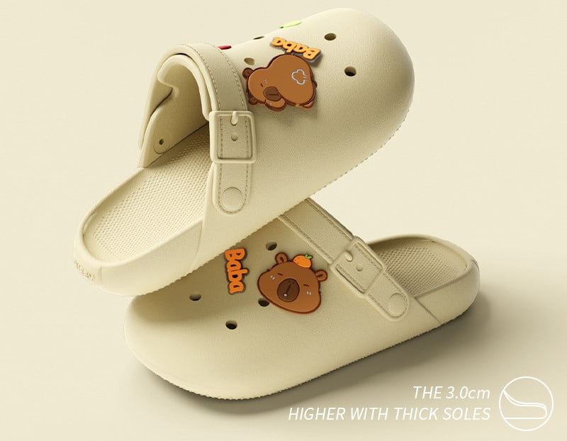 2025 new hole shoes female models summer outside DIY indoor anti-slip ...