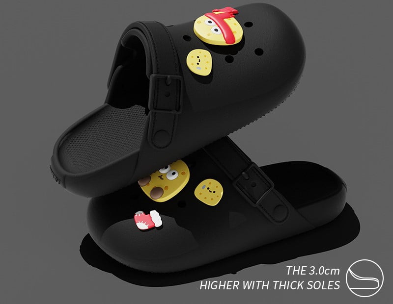 2025 new hole shoes female models summer outside DIY indoor anti-slip ...