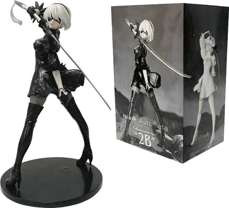 2025 new hot sale nier: automata yorha type a2 2b 9s pvc anime action ...