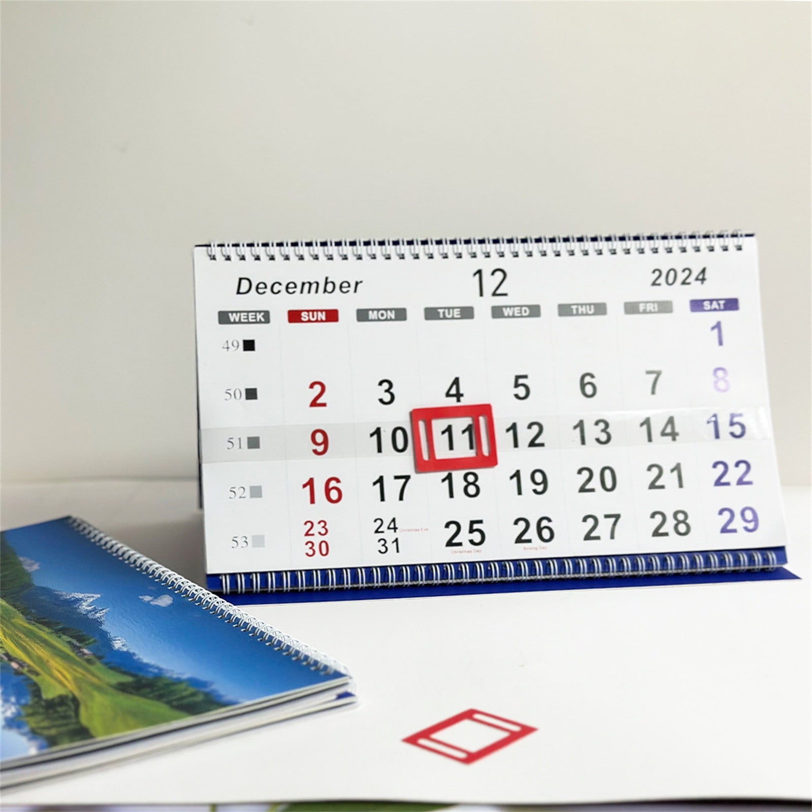 Large 2025 Wall Calendar | Four-Fold Design | 14-Month Monthly Planner ...