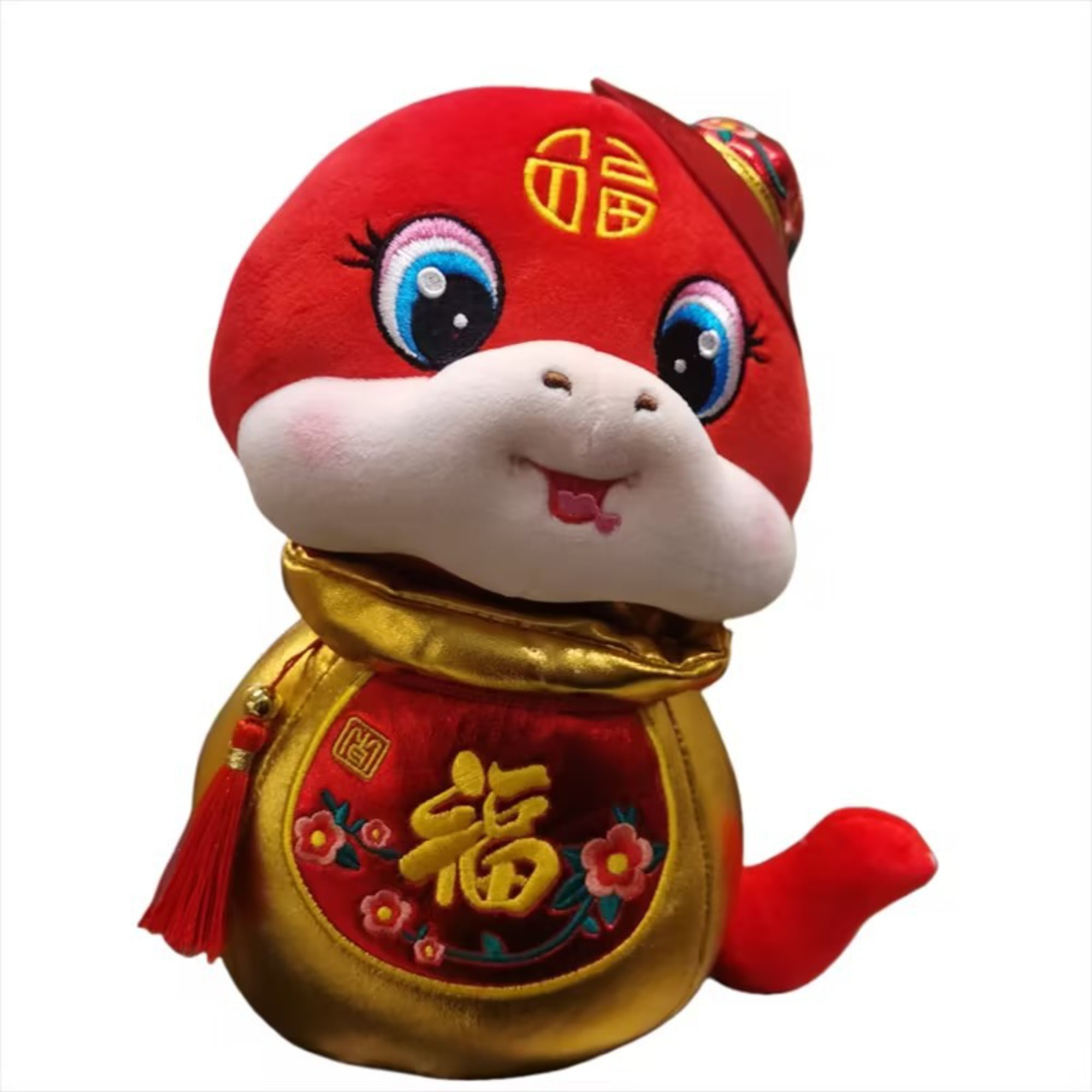 2025 year of snake mascot plush toy Year of Snake doll decoration lucky ...