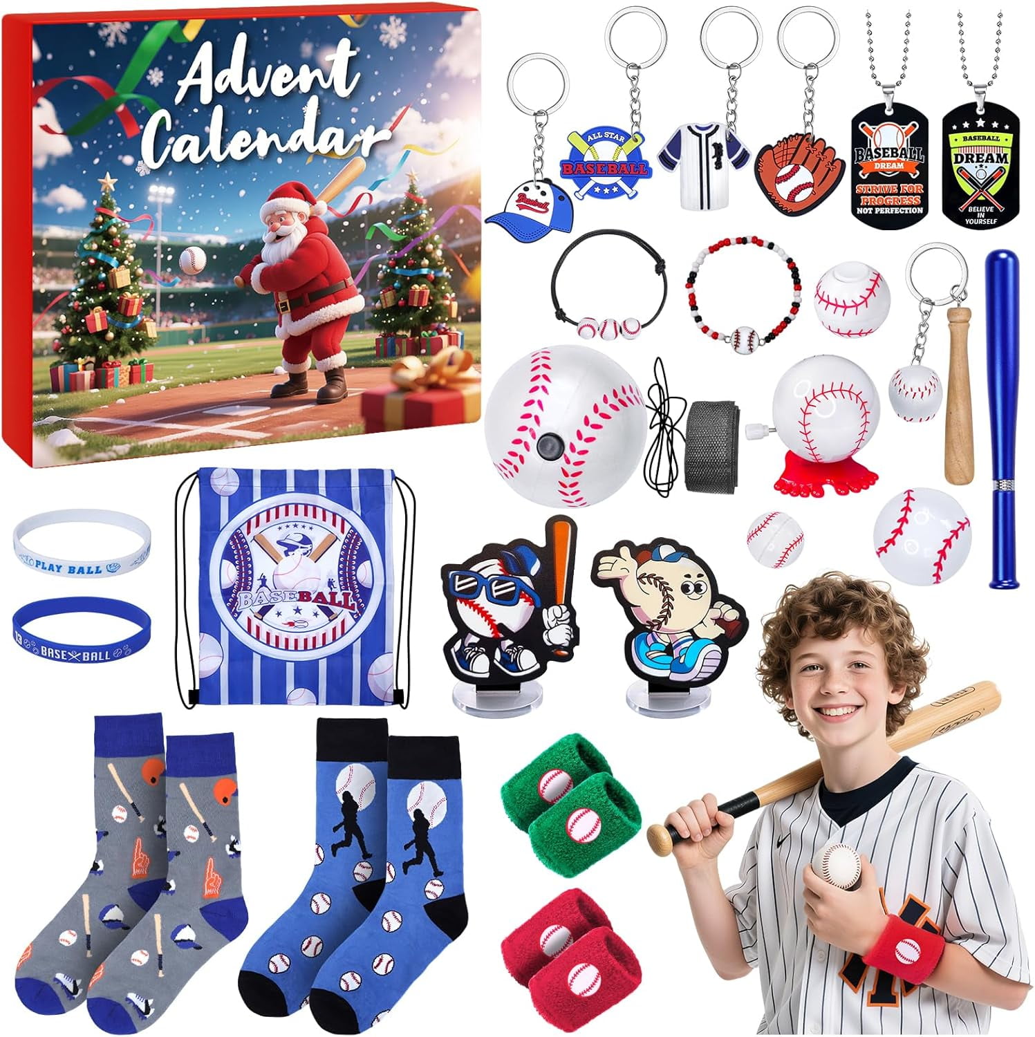 This 2025 youth sports-themed Christmas advent calendar features ...