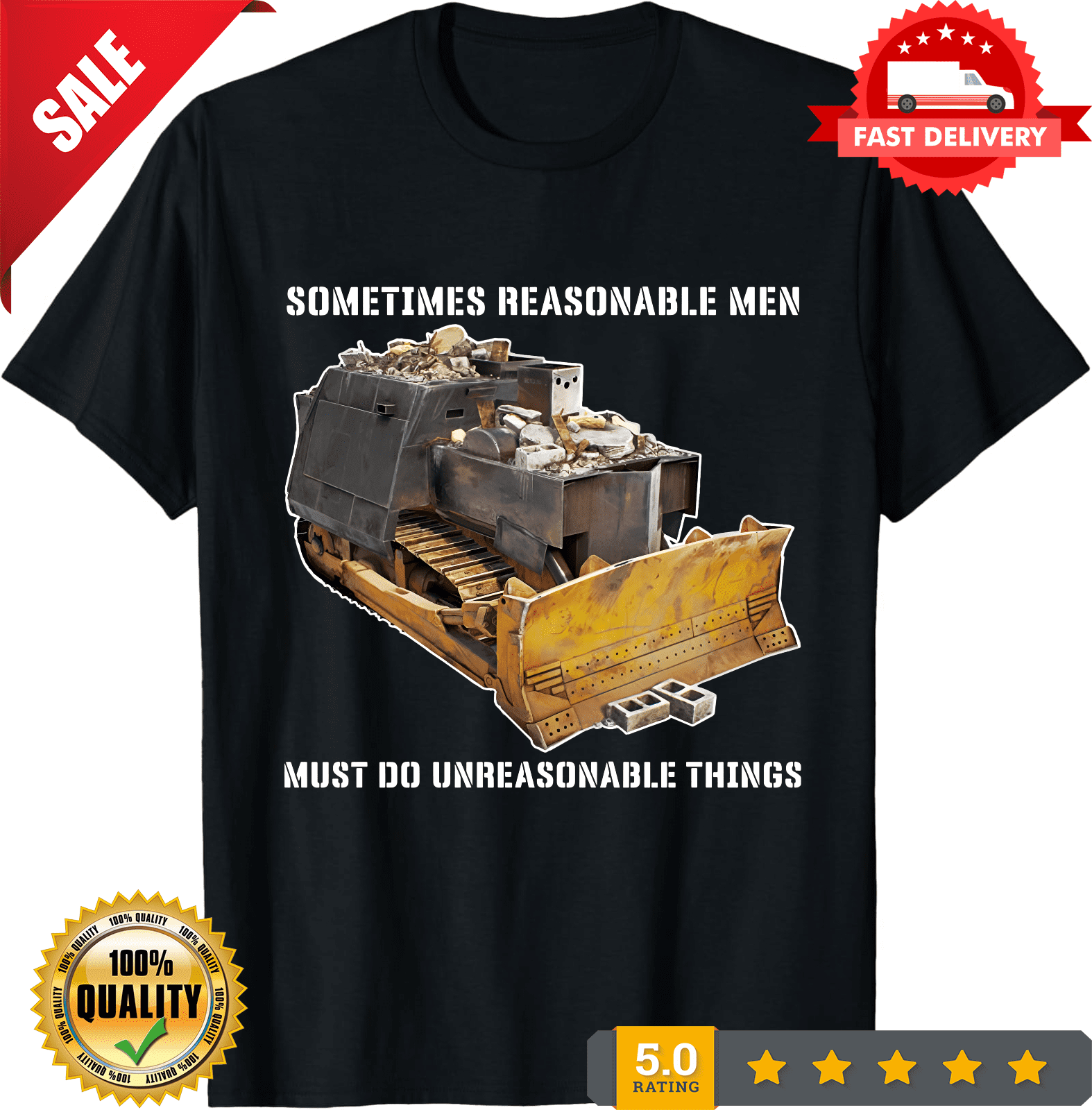 2025NEW LIMITED Classic Vintage Novelty Dozer Machine Shirt Size S-3XL ...