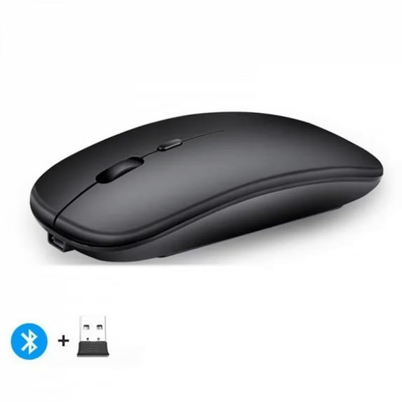 2025New Rechargeable Wireless Mouse Bluetooth-compatible 2.4GHz Dual ...